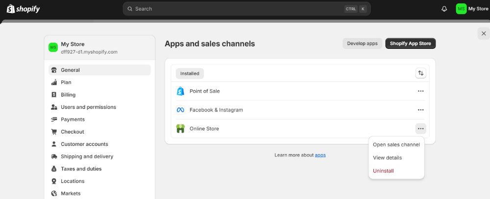 How to Change Your Store Type on Shopify